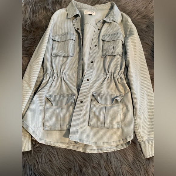 Universal Thread | Jackets & Coats | Universal Thread Pinstripe Utility ...